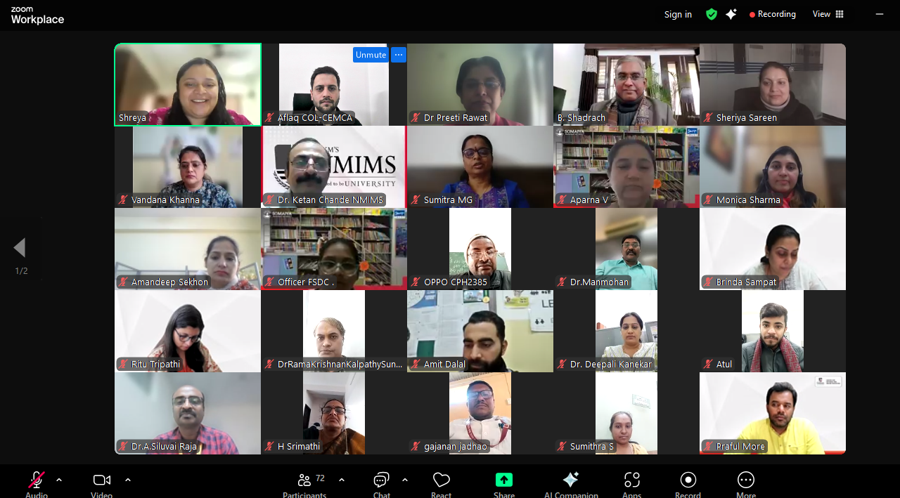 Somaiya Vidyavihar University, Maharashtra, Successfully Concluded FDP ...